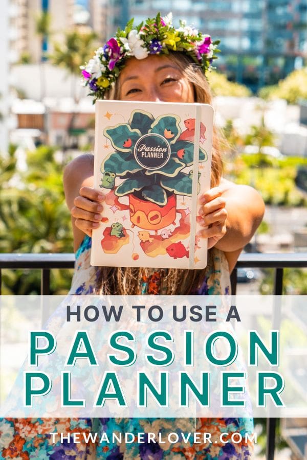 How to use a Passion Planner and A Look Into Mine From This Year!